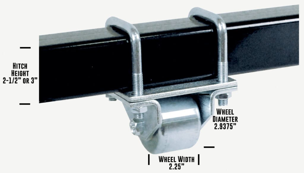 Hitch Mount Steel Roller (48-979017) - Ultra-Fab Products